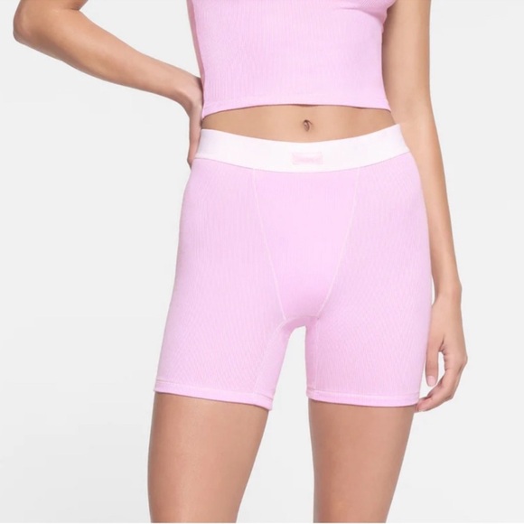 SKIMS | Shorts | New Skims Cotton Ribbed Boxer | Poshmark